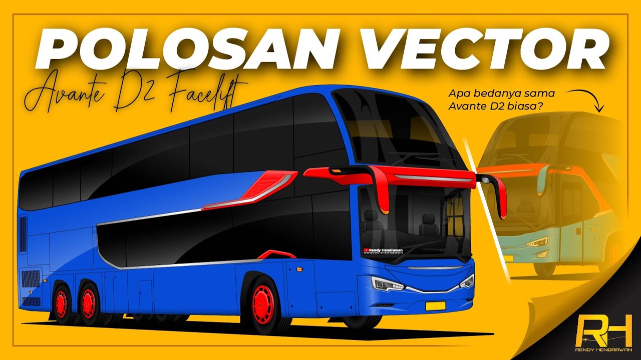 Share polosan vector bus Avante D2 Facelift [samping] - YouTube
