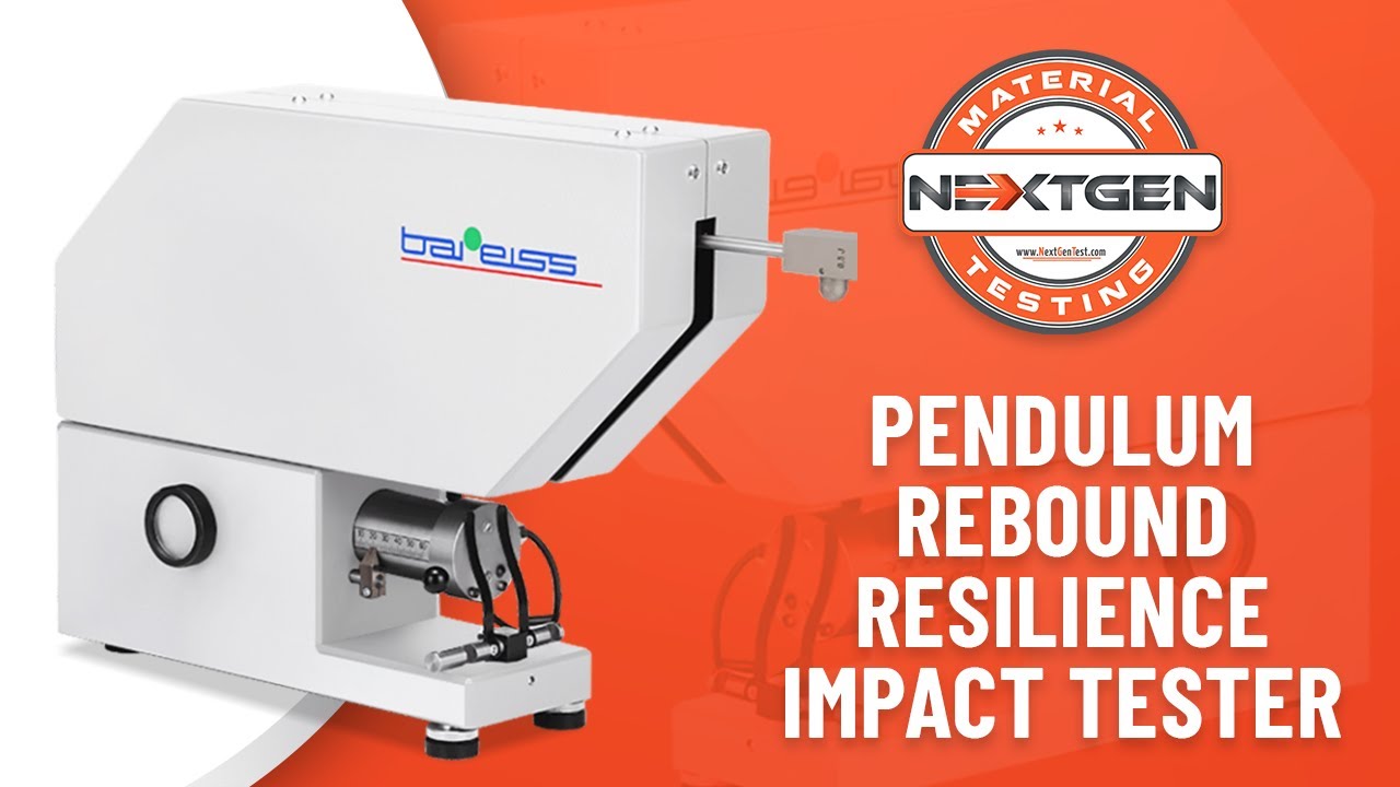 Pendulum Rebound Resilience Impact Tester | DIN53512, ASTM D1054 ...