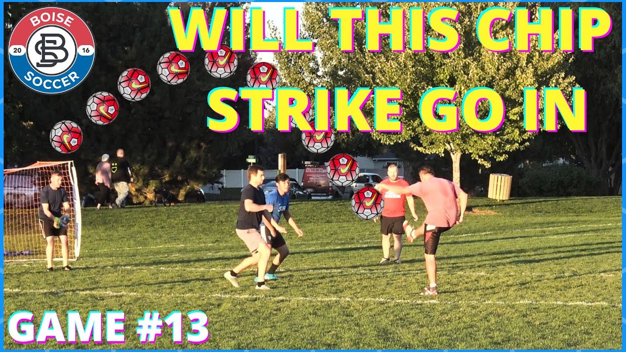 IS THIS the ART of CHIP STRIKE? | RED VS BLUE FOOTBALL/SOCCER MATCH ...