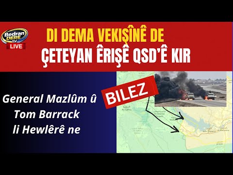 Di vekişînê de, Çeteyan êriş kir QSDê bersiv da