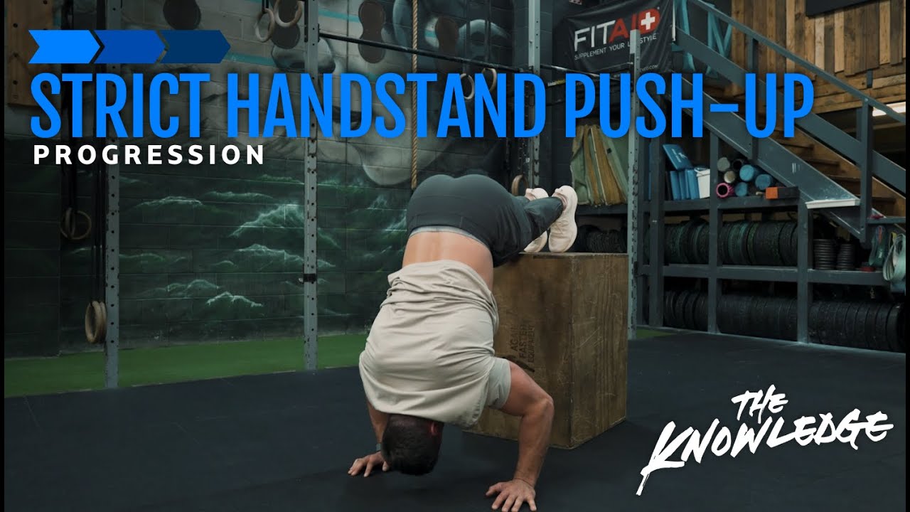 Strict Handstand Push Up Progression for CrossFit - YouTube