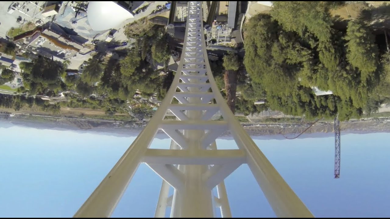 Full Throttle Roller Coaster REAL POV Six Flags Magic Mountain SFMM ...
