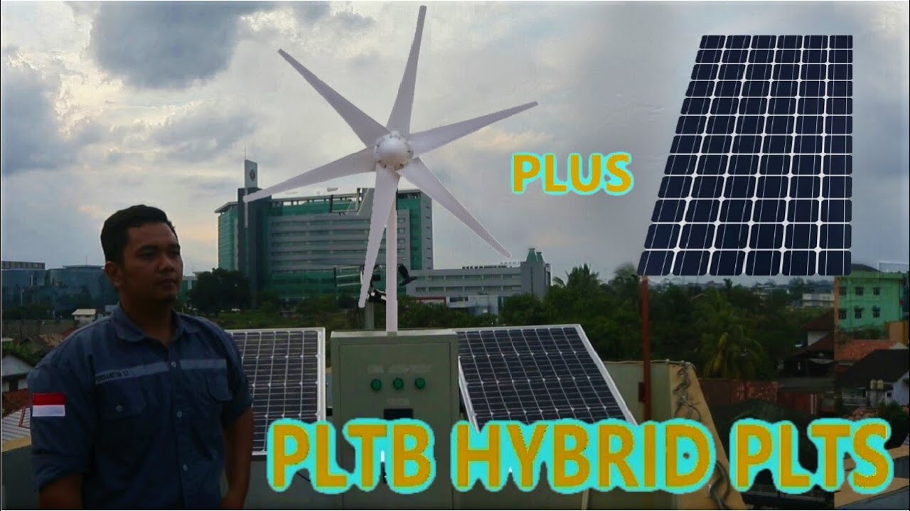 PLTS Hybrid PLTB, Prototipe portable (Bisa dipindah-pindah) - YouTube