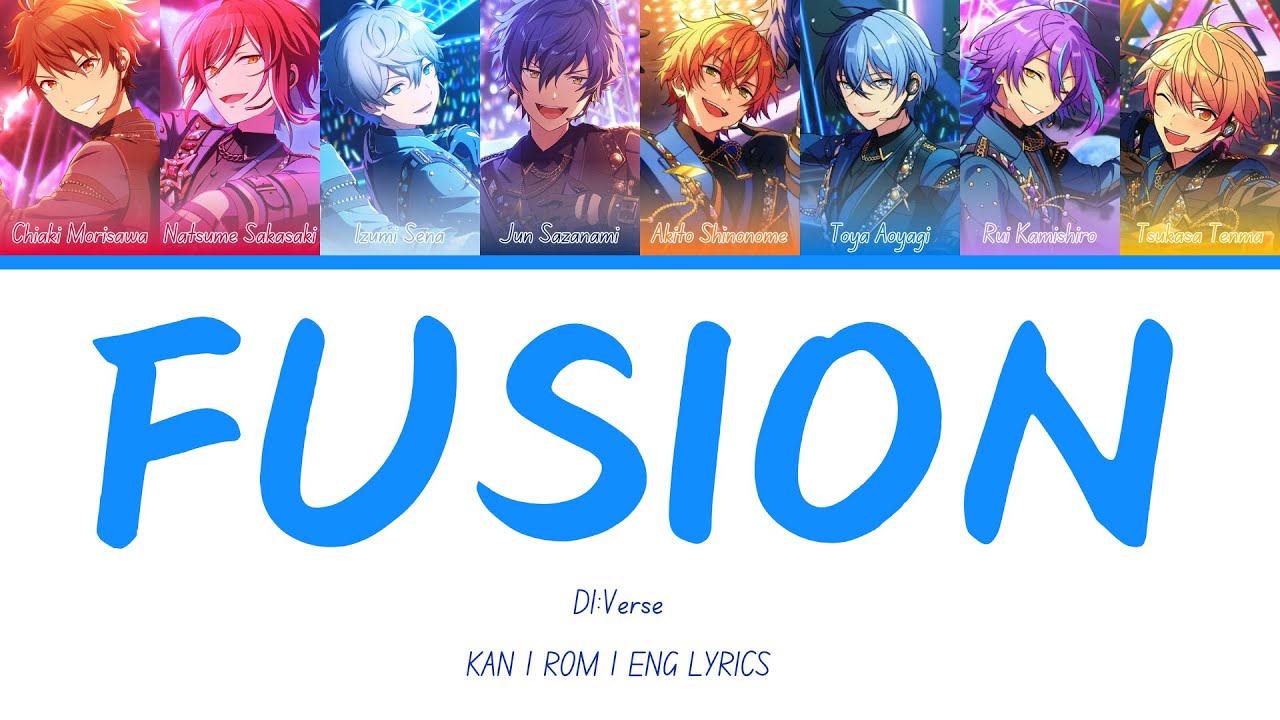 【ES!!/PJSK】FUSION - DIVerse | Color Coded Lyrics [KAN/ROM/ENG] - YouTube