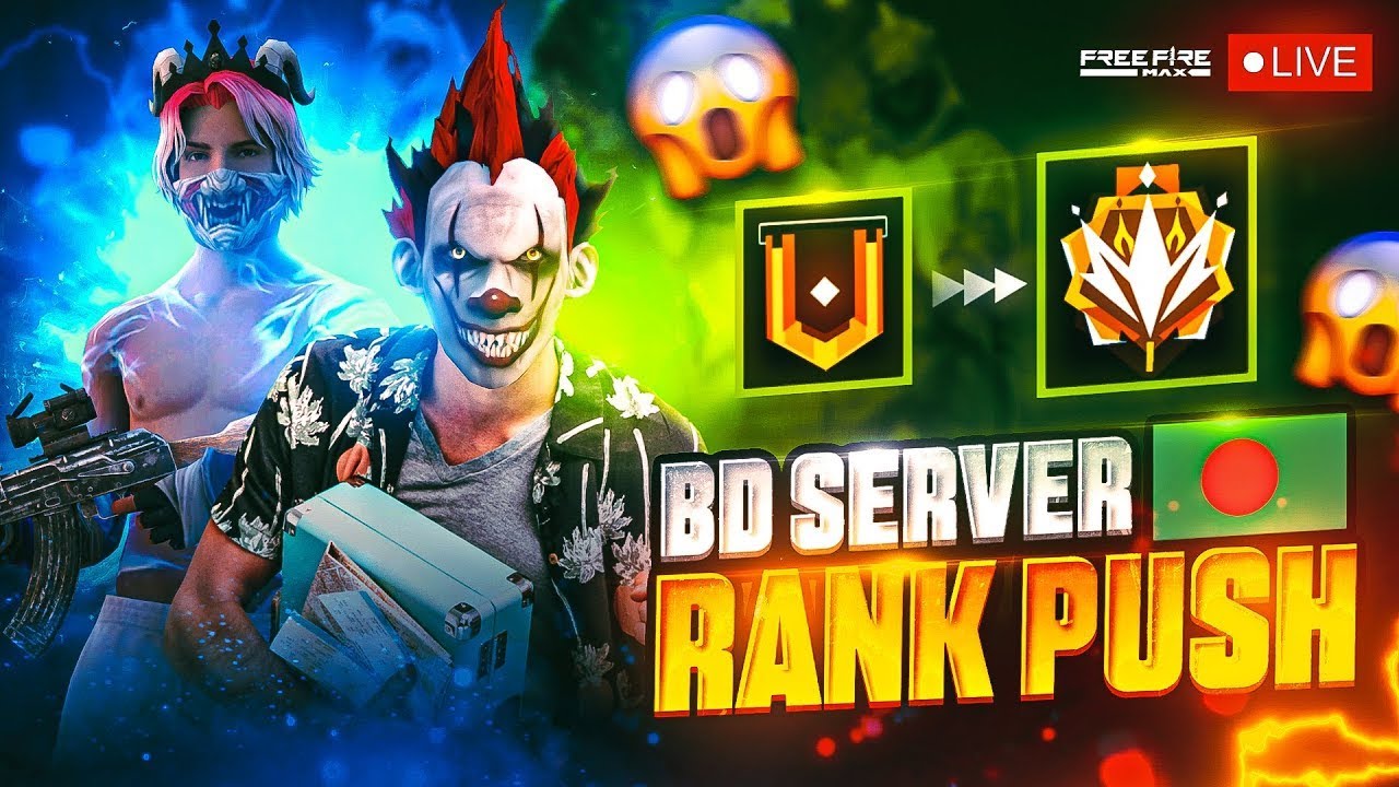 The Jinx🔥 Is Live || BD server rank push With @godsonff-yt #freefire # ...