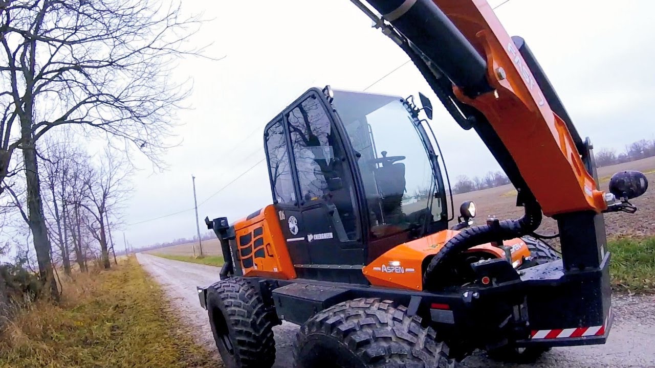 We Finally got our new boom mower!! - YouTube