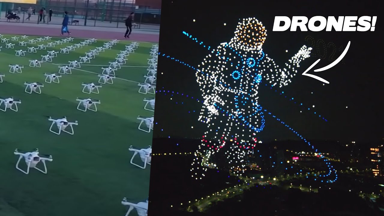 Unbelievable Biggest Drone Display Ever! - Amazing China - YouTube