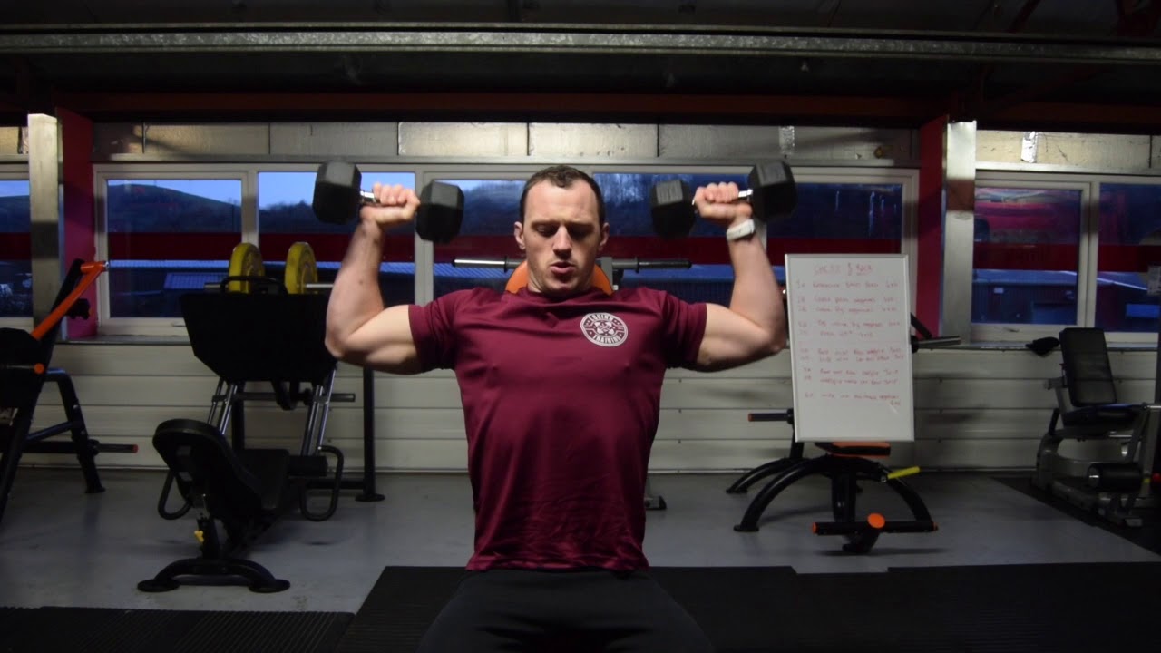 Seated Y Press - YouTube