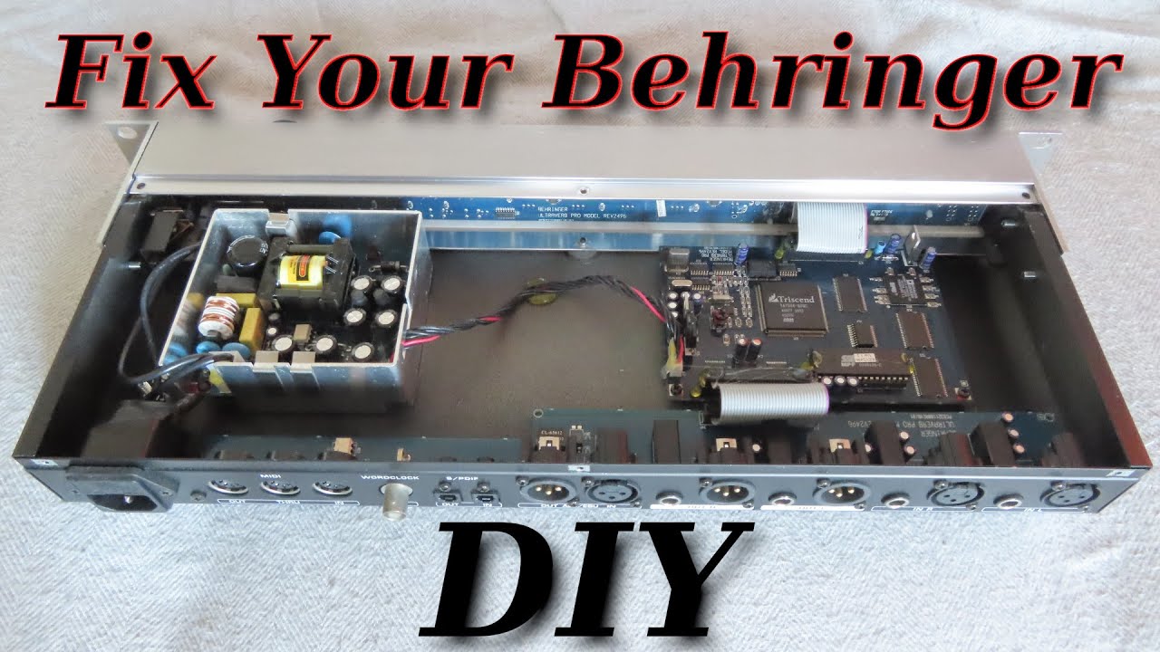 Broken & Malfunctioning Behringer Rack Unit Fix. A Capacitor ...