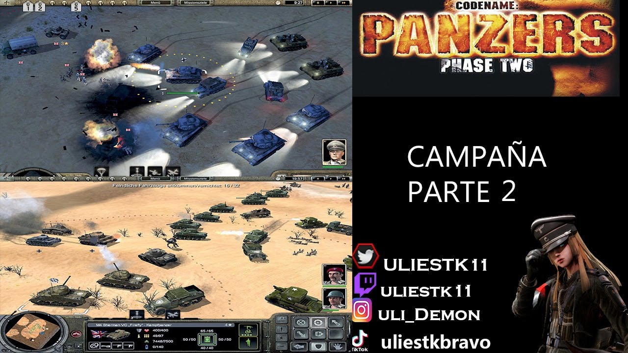 panzers phase : 2 grandes ataques campaña parte 2 - YouTube
