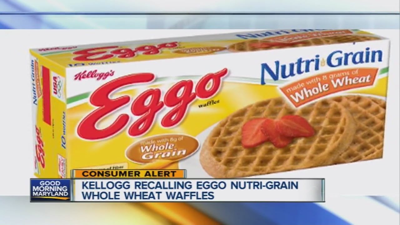 Kellogg recalling 10,000 Eggo Waffles - YouTube