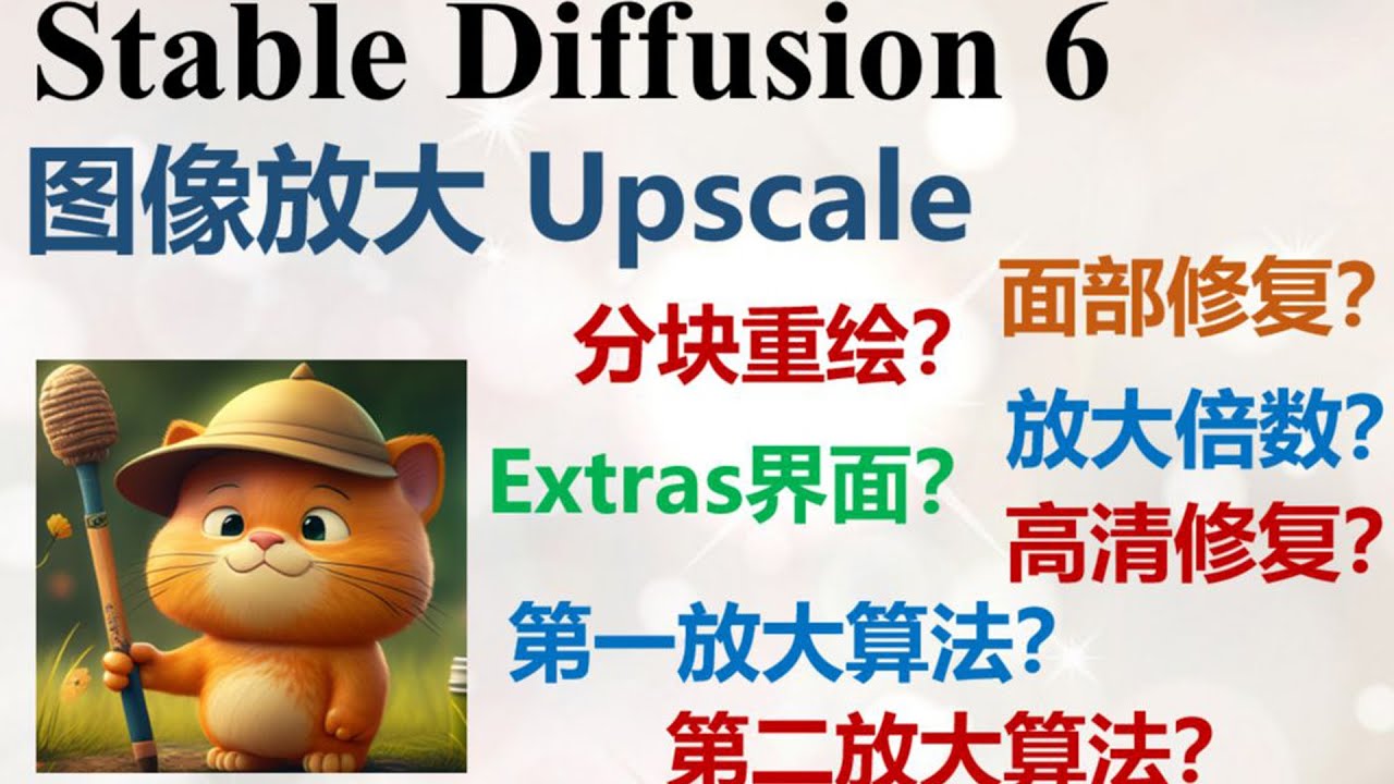 【SD入门6】放大10倍还能补充细节 "图像放大"功能详解 | AI绘图、Stable Diffusion、Upscale - YouTube