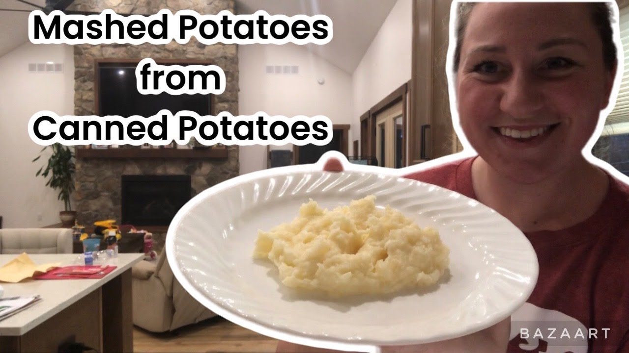 Quick & Easy Mashed Potatoes Using Canned Potatoes - Perfect Side Dish ...