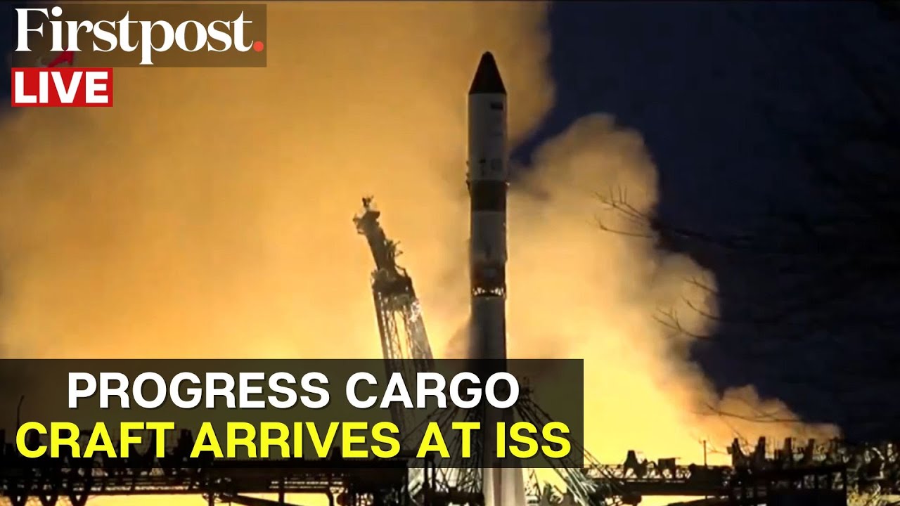 LIVE: Progress Cargo Craft Arrives at International Space Station - YouTube