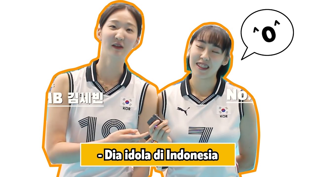 Seonok (Red Sparks) malu-malu saat dipuji Kim Sebin (HiPass), AVC U-20 ...