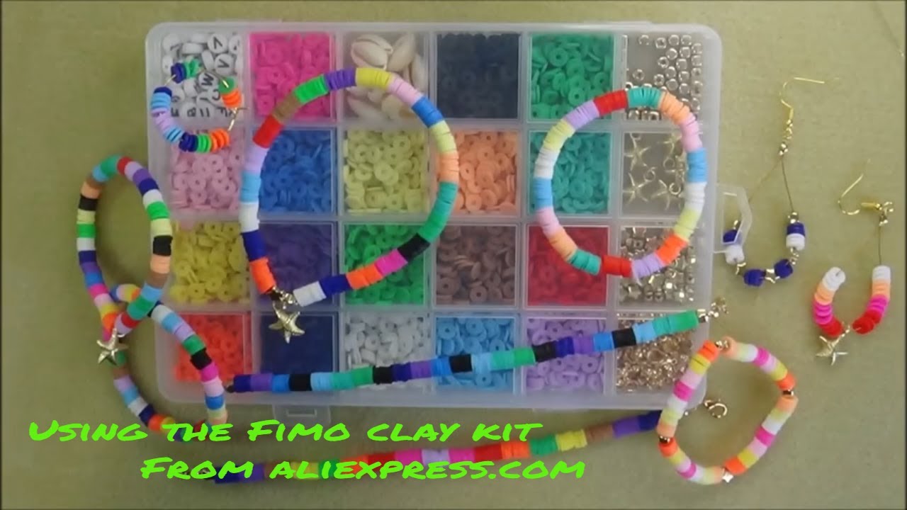 Let's take a look at the Fimo Clay kit.. From Aliexpress.com ...