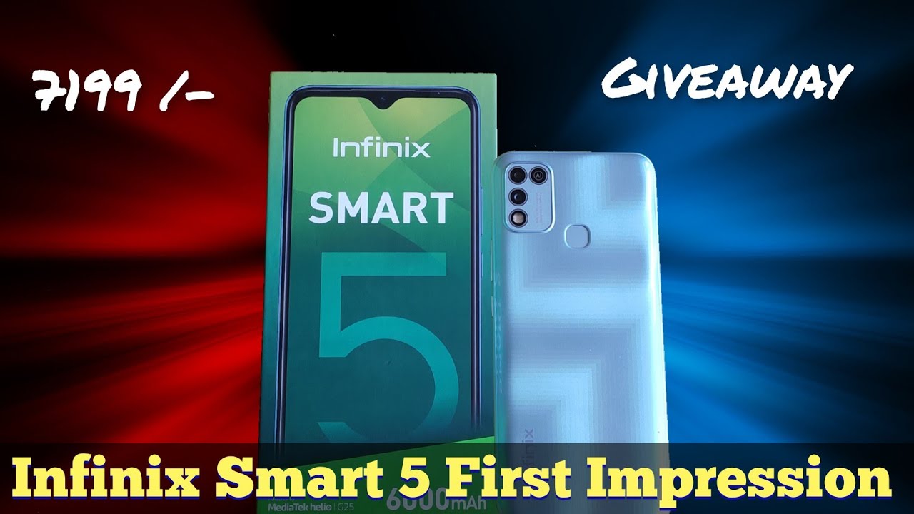 Giveaway | Infinix Smart 5 First Impression - YouTube