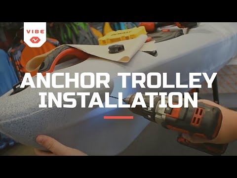 How to Install an Anchor Trolley on a Kayak - YouTube