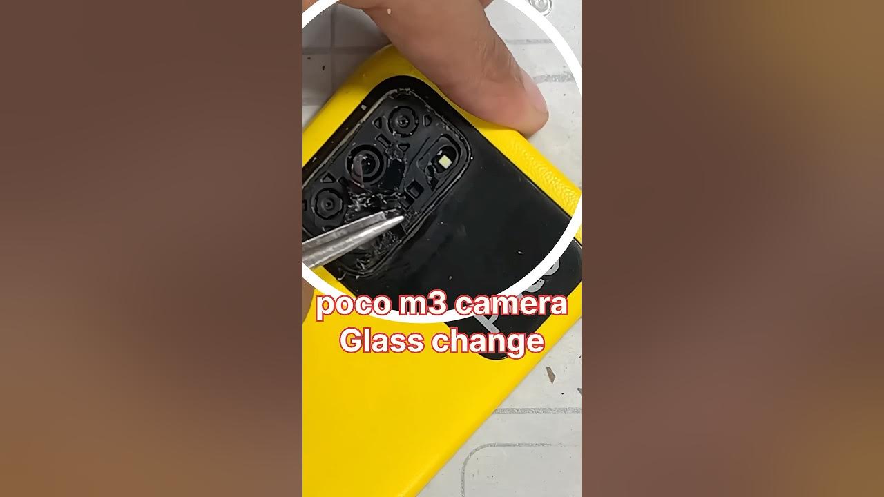 how to poco m3 camera glass replacement//poco ms camera change # ...