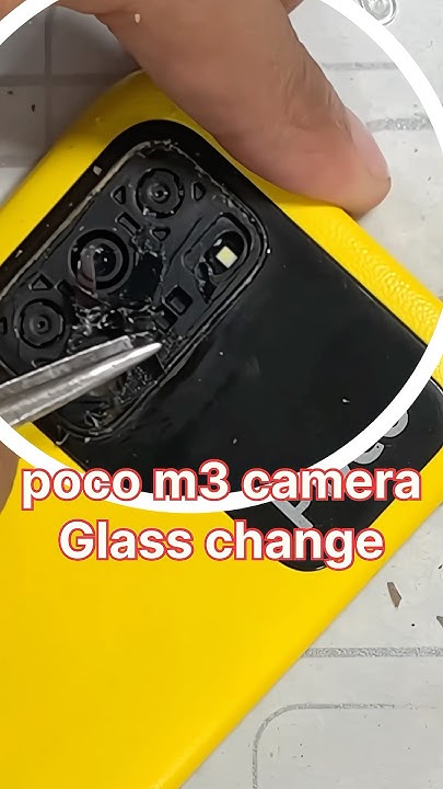 how to poco m3 camera glass replacement//poco ms camera change # ...