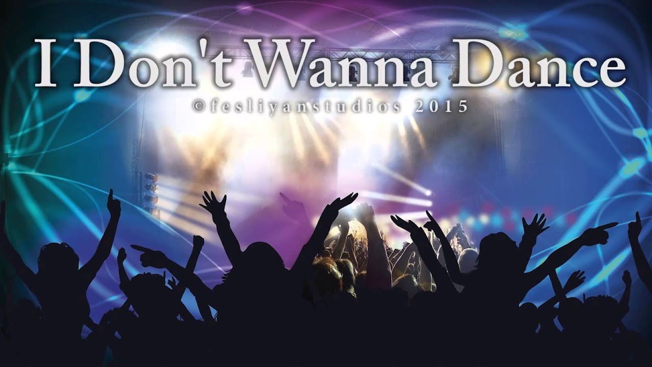 Dance Music Instrumental Track - I Don't Wanna Dance (minus vocals ...