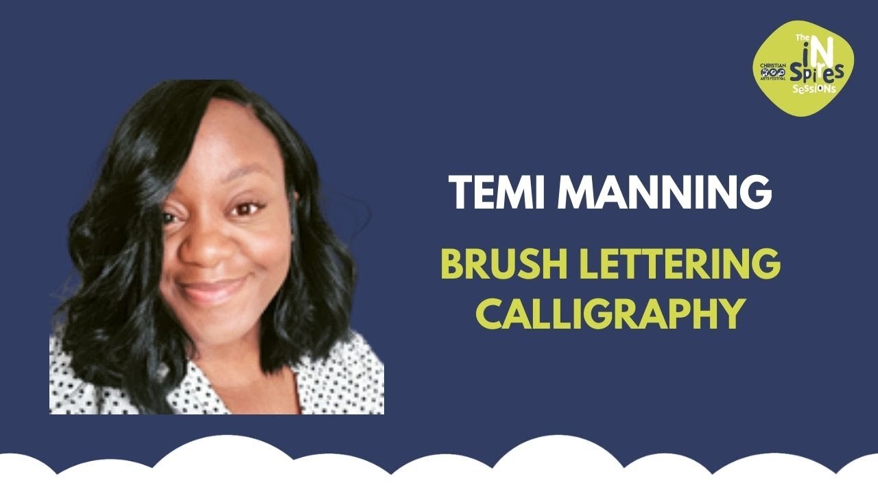 Brush Lettering Calligraphy with Temi Manning (Inspires Sessions) - YouTube