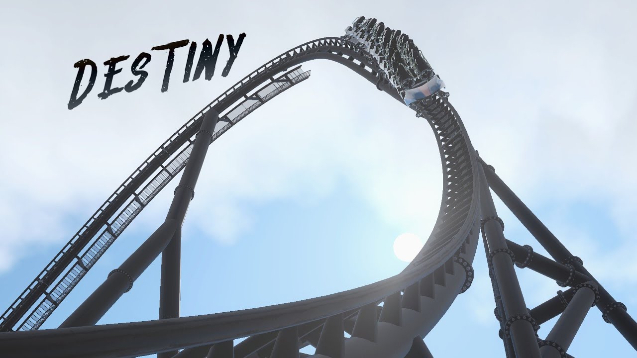 Destiny, a Kondaa inspired Intamin mega coaster | No limits 2 - YouTube