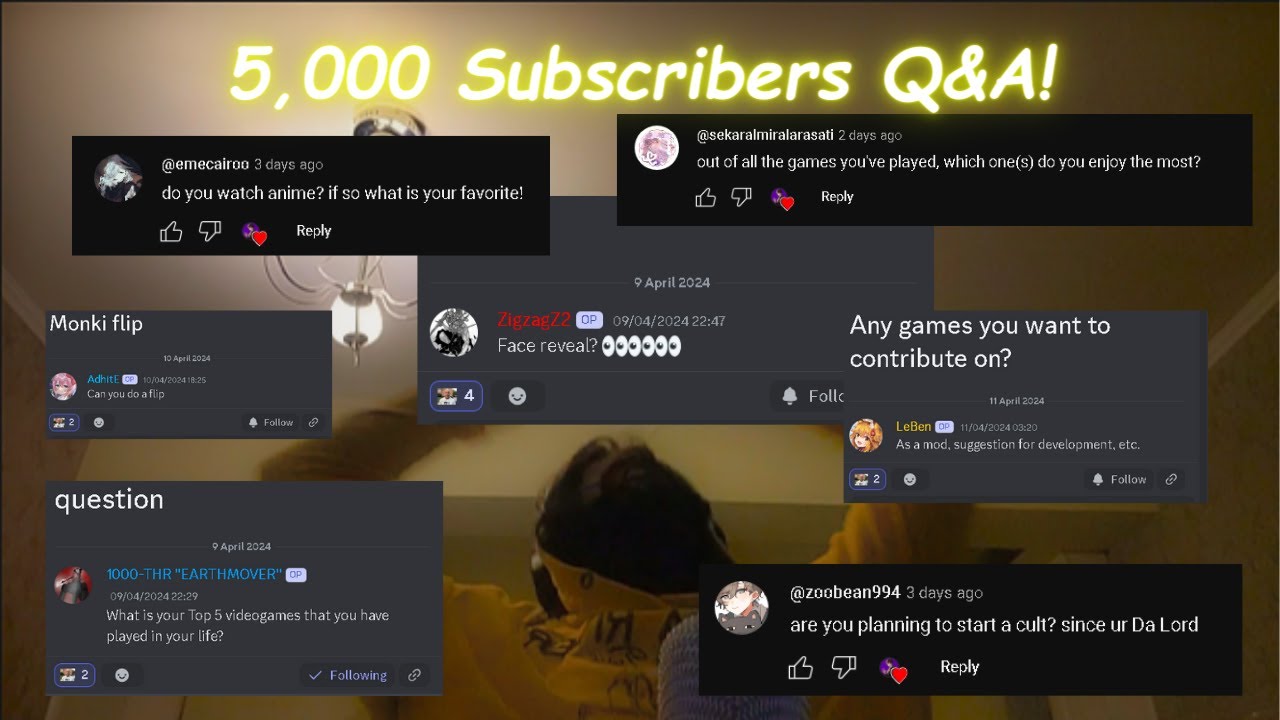 Answering your Questions (5,000 Subscriber special) || Q&A - YouTube