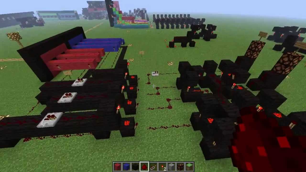 Electronicraft #17 - Calculadora sencilla para multiplicar en Minecraft ...