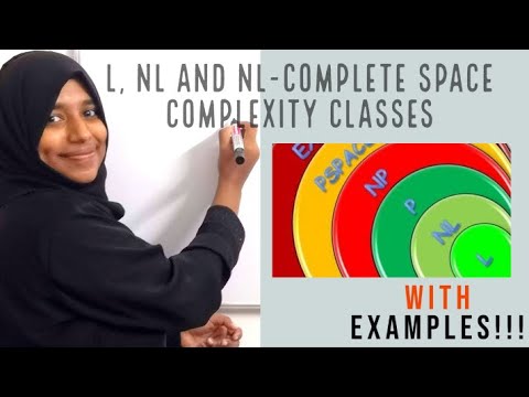 L, NL and NL COMPLETE Space complexity classes with examples