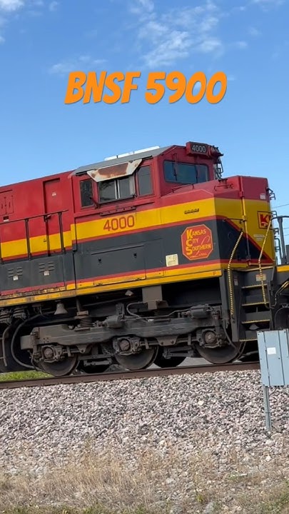 BNSF 5900 - August 20, 2024 #bnsf #kansascitysouthern #railfan #railroad - YouTube