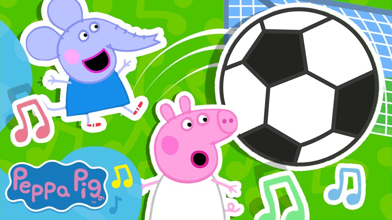 Soccer World Cup Song | Heads, Shoulders, Knees & Toes | Peppa Pig ...