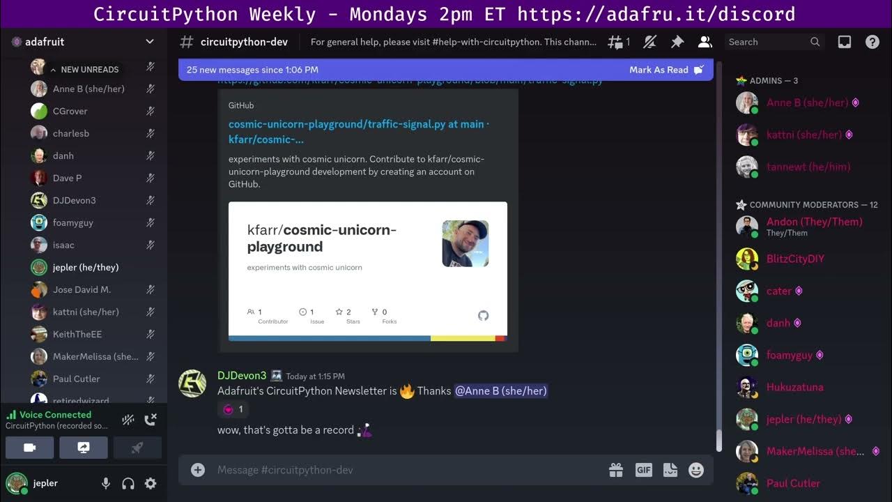 CircuitPython Weekly Meeting for May 1, 2023 @circuitpython #circuitpython #adafruit - YouTube