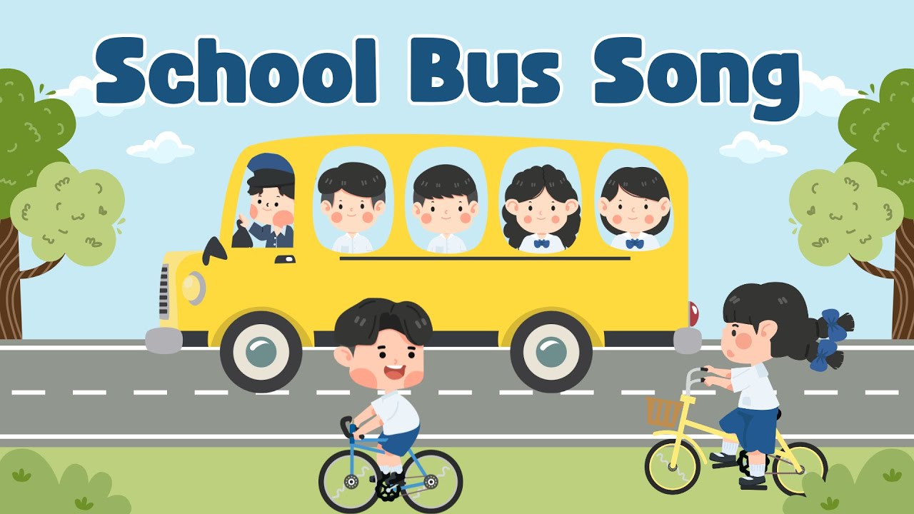 Fun School Bus Song for Kids | Sing Along & Learning - YouTube