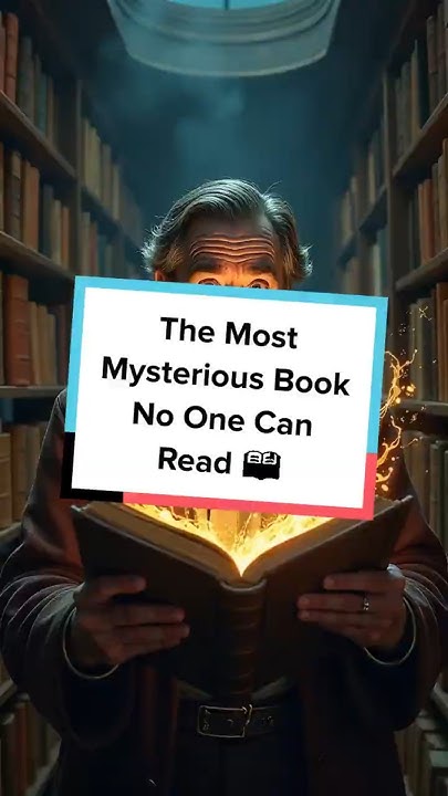 The Most Mysterious Book No One Can Read 📖 #shorts - YouTube