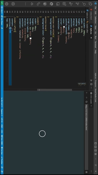 Coding Webdesign Animation Loading Htmlcss Cssanimation Csseffect Code Frontend Youtube