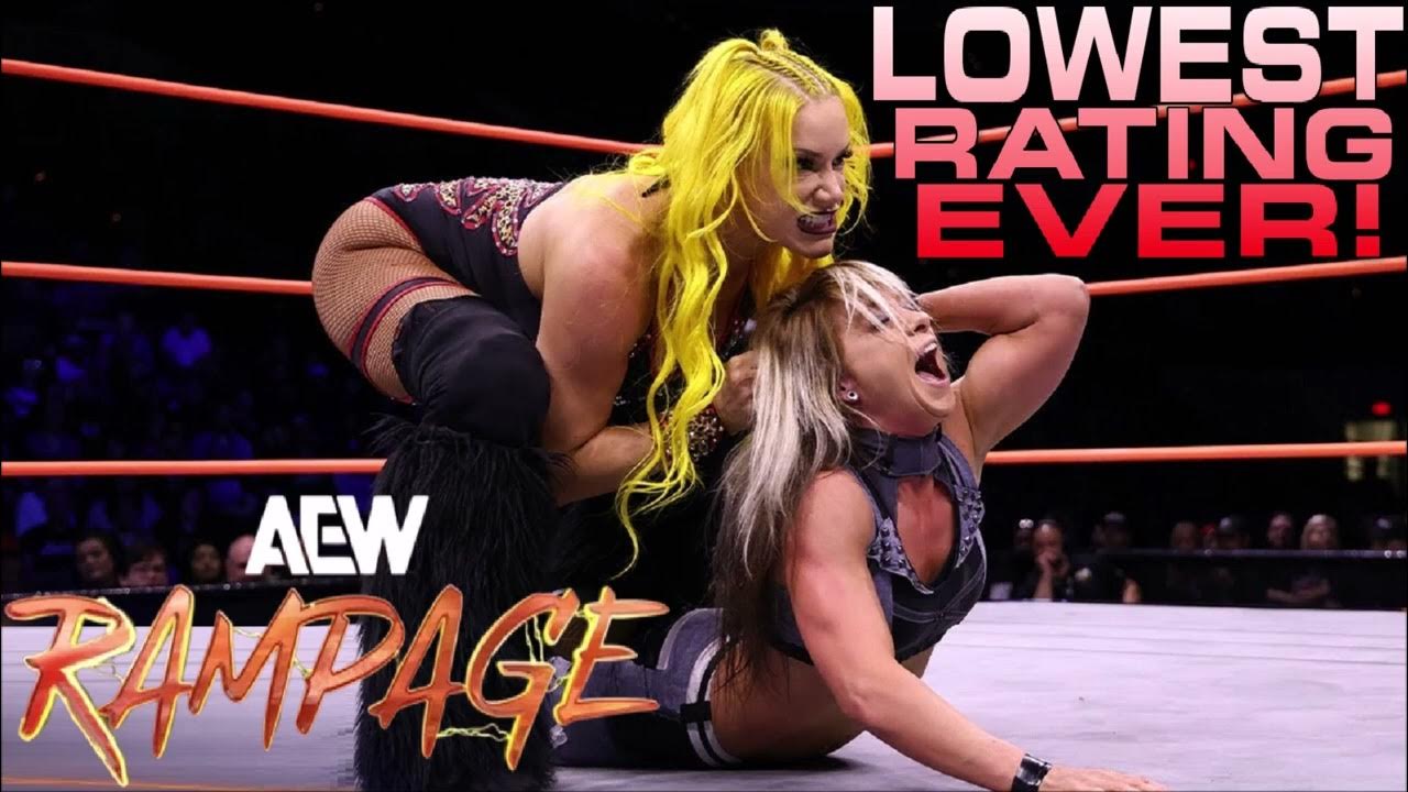 LOWEST RATING OF ALL TIME!!! AEW RAMPAGE RATING HITS AN ALL TIME LOW! 1/11/24 RATING REACTION ...