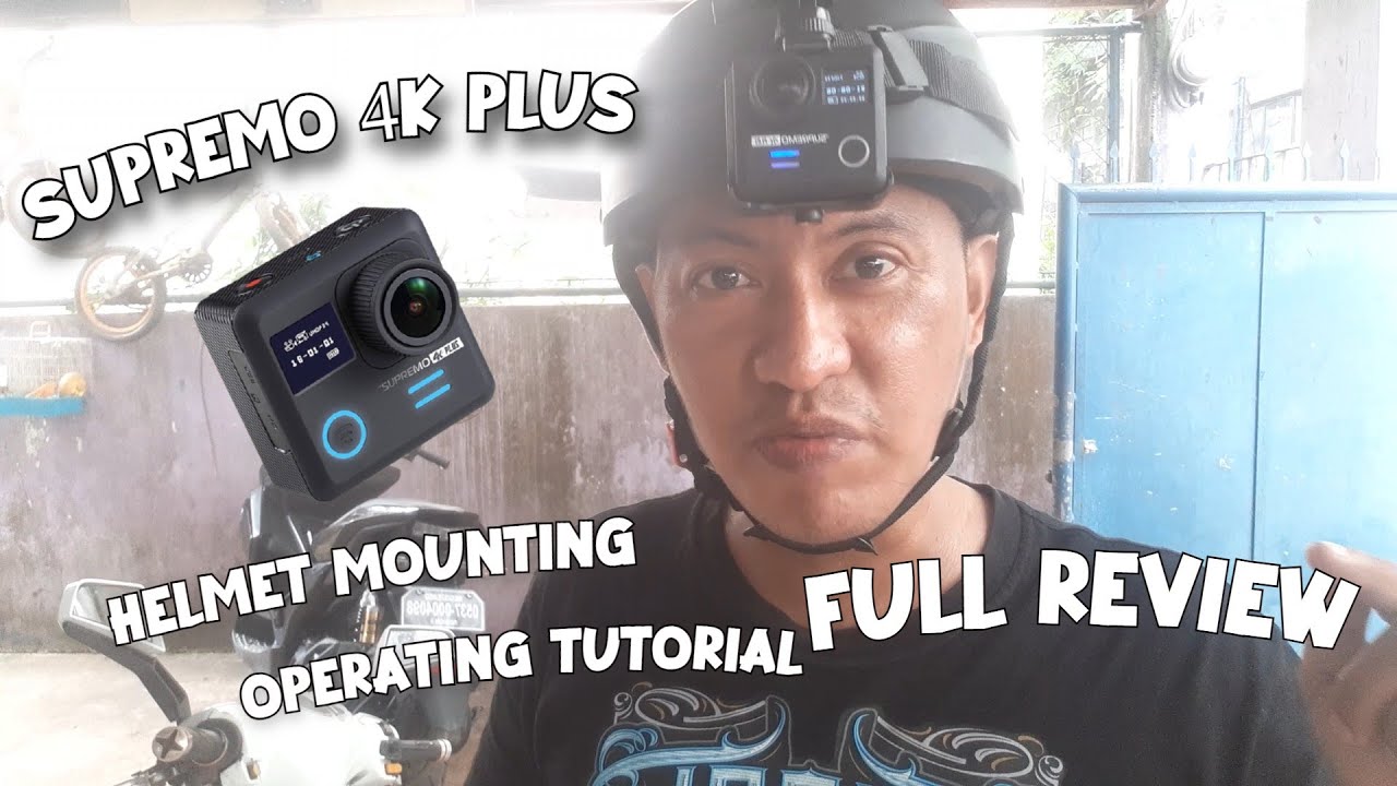 SUPREMO 4K PLUS Action Camera Video Test Review! +How to Mount Tutorial ...