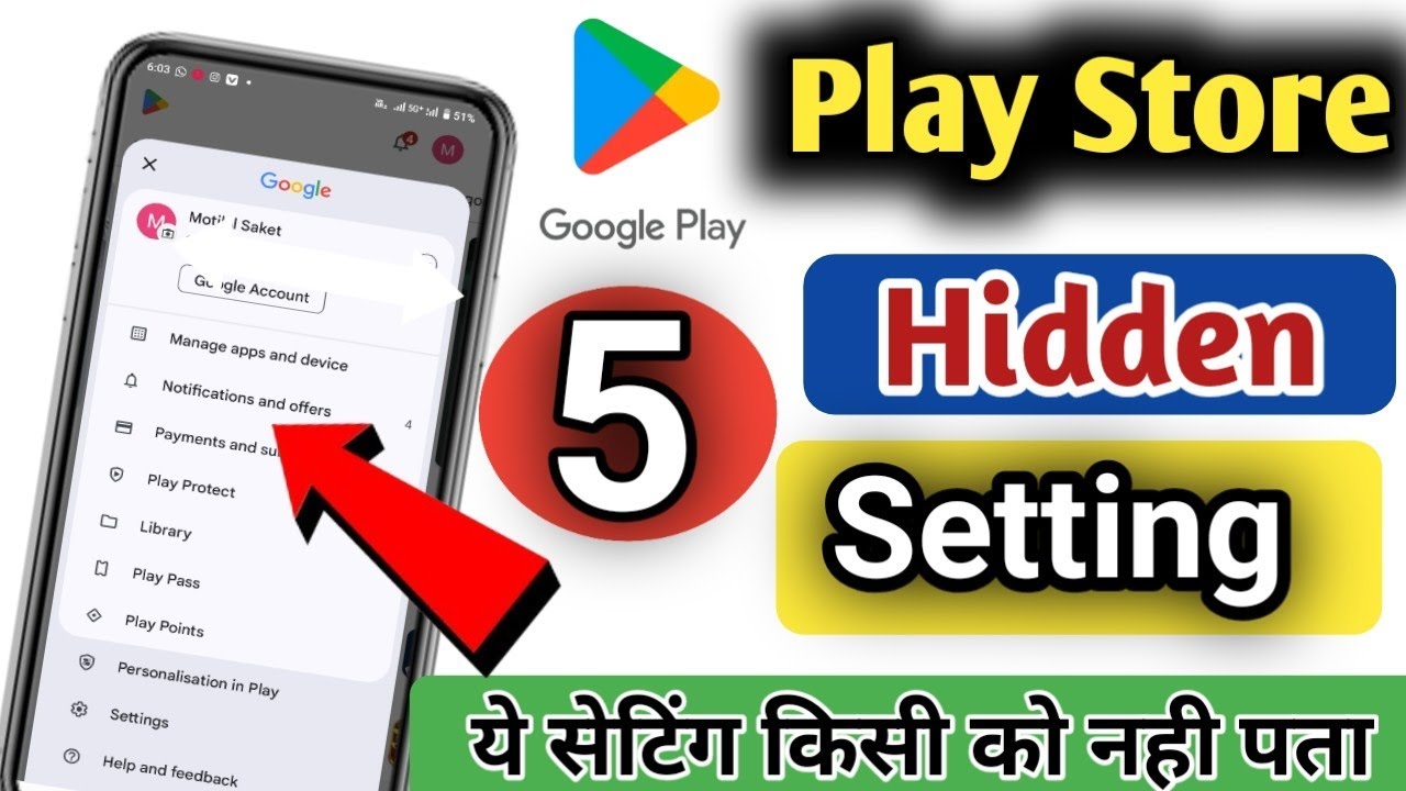 Play Store Settings |Play store settings kaise kare|How To Open Play ...