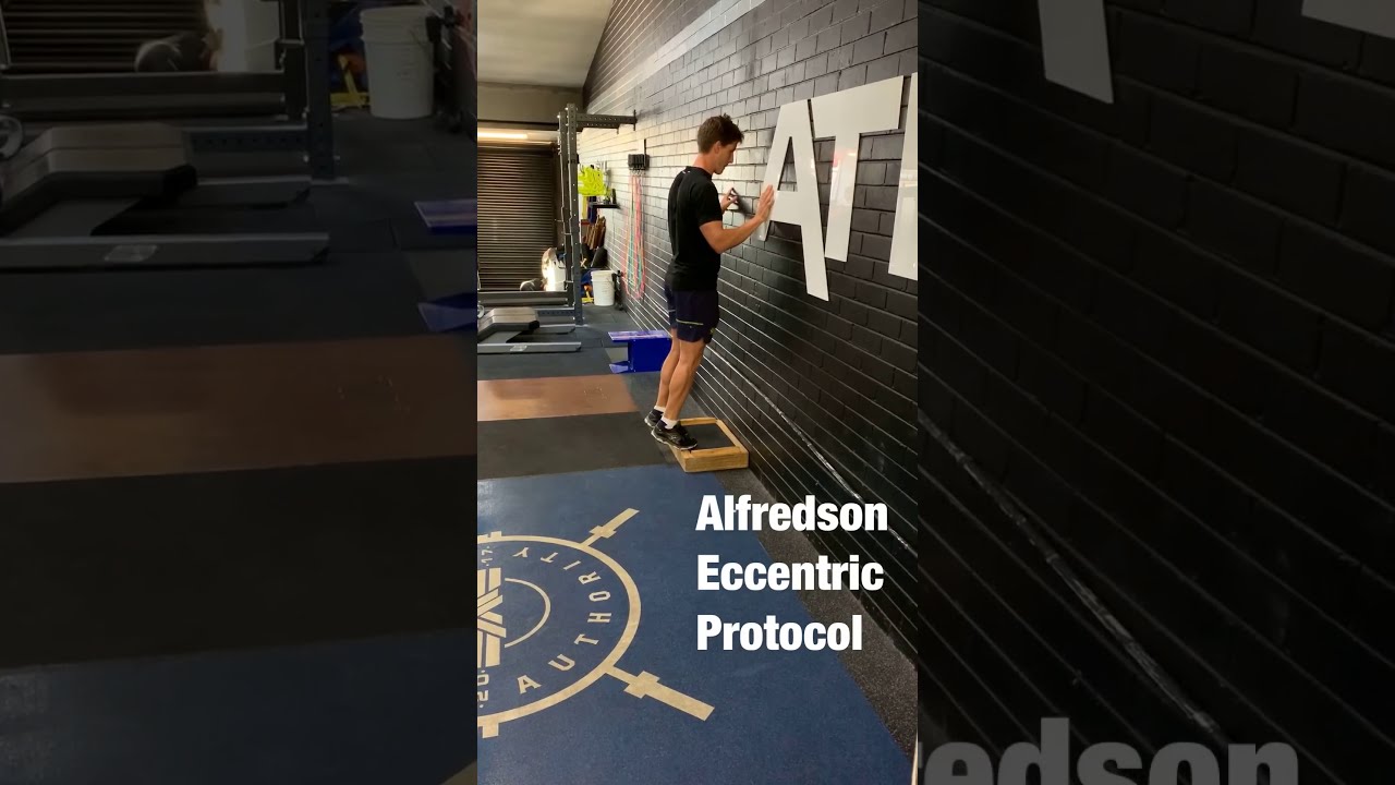 Alfredson Protocol - Gastrocnemius - YouTube