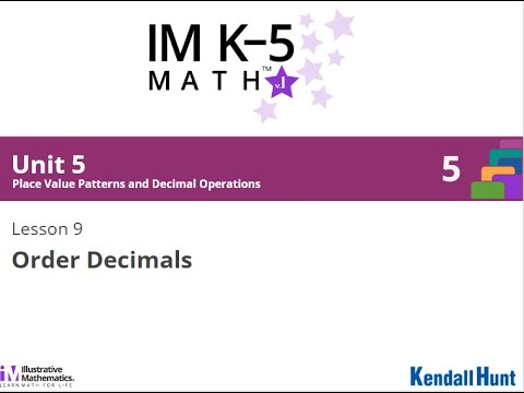 5 5 9 Illustrative Math Grade 5 Unit 5 Lesson 9 - YouTube