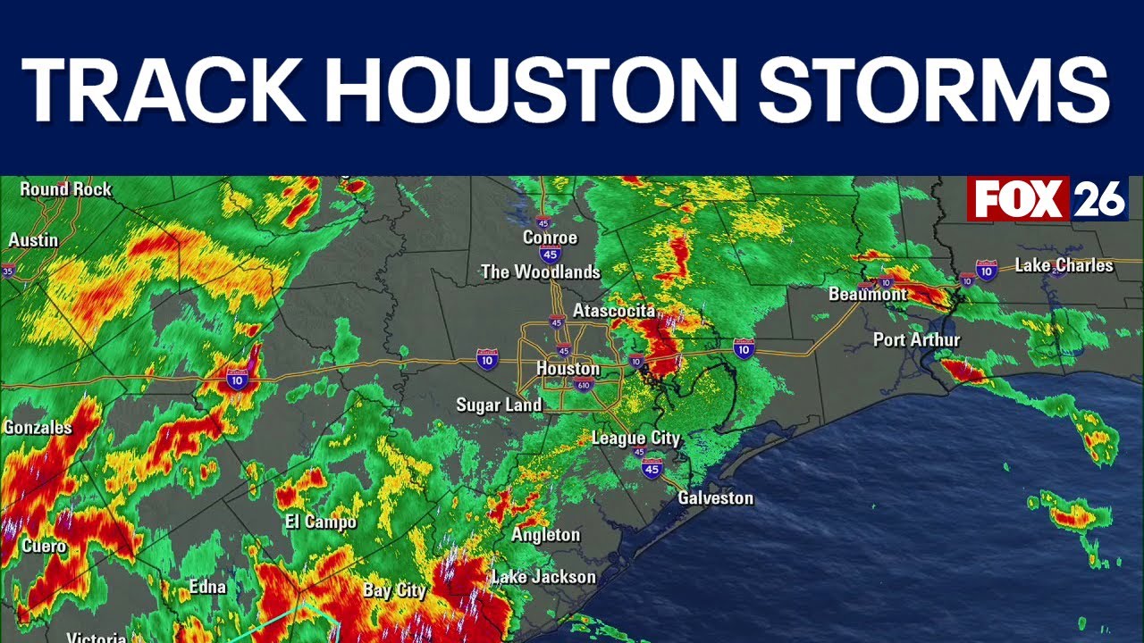LIVE: Houston weather radar - YouTube