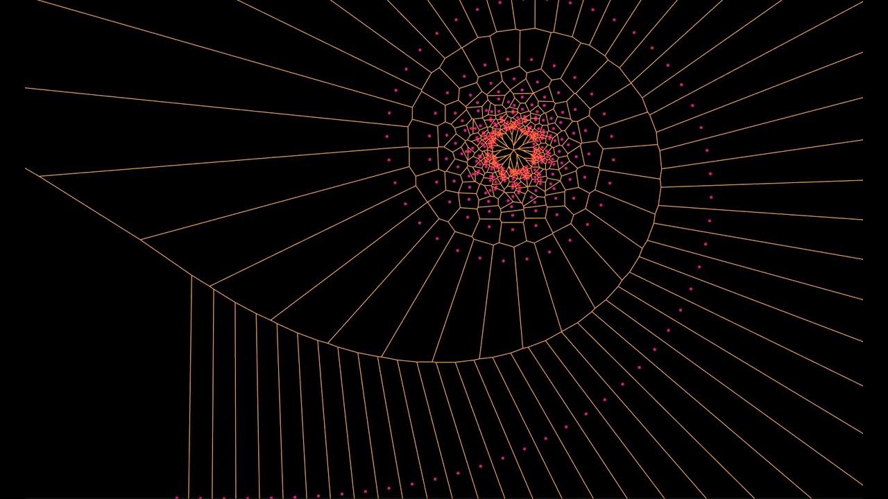 Euler Spiral with Voronoi Diagram - YouTube