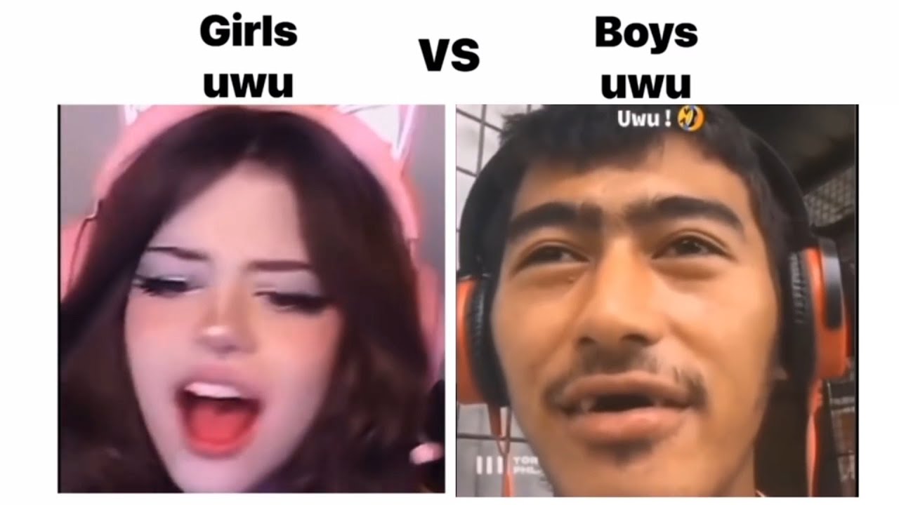 Girls uwu vs Boys uwu - YouTube