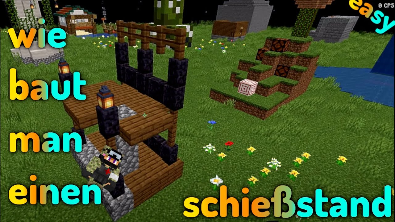Wie baut man einen einfachen Redstone Schießstand-Minecraft [Baupause ...