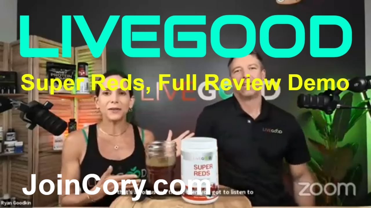 LIVEGOOD: Dr. Ryan & Lisa Review Super Reds, Why Drink Daily - YouTube
