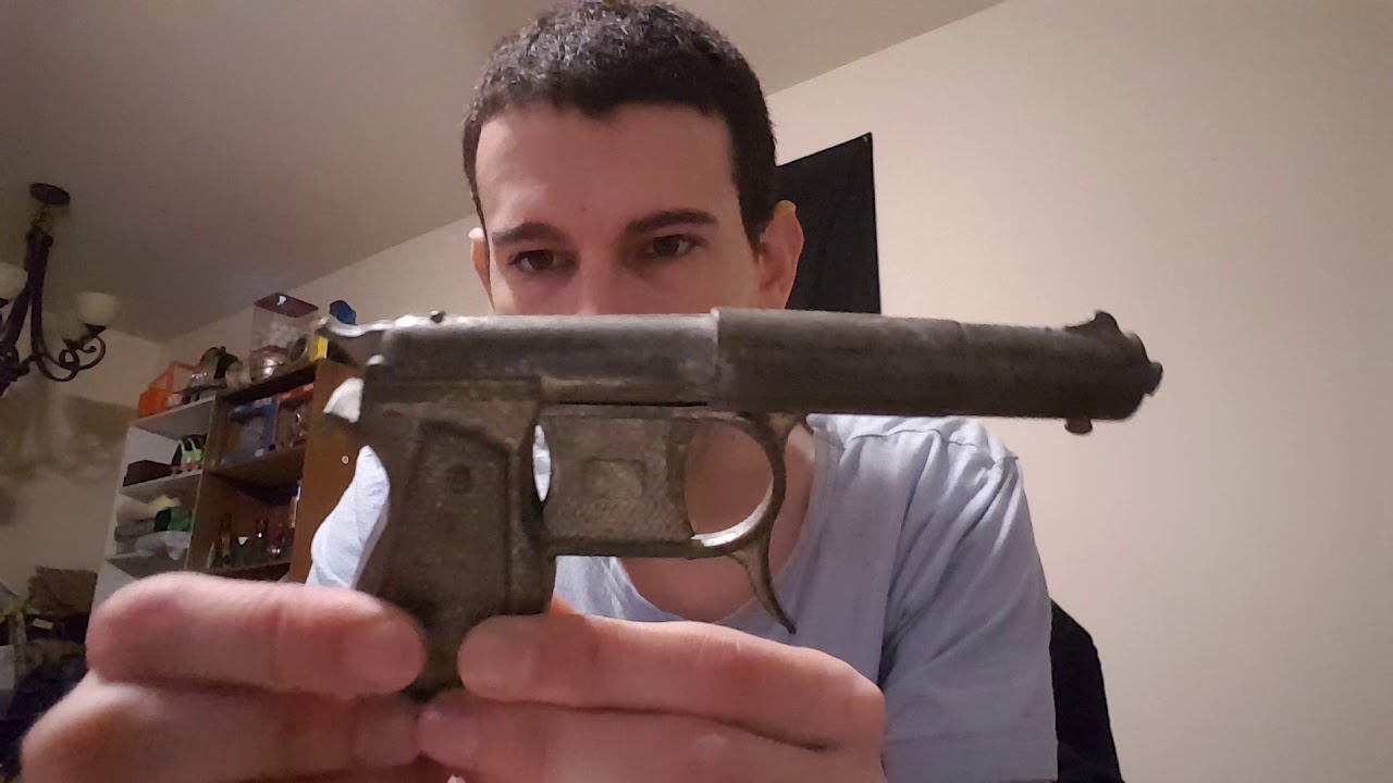 Cap gun collection Vintage Antique Toys Metal - YouTube