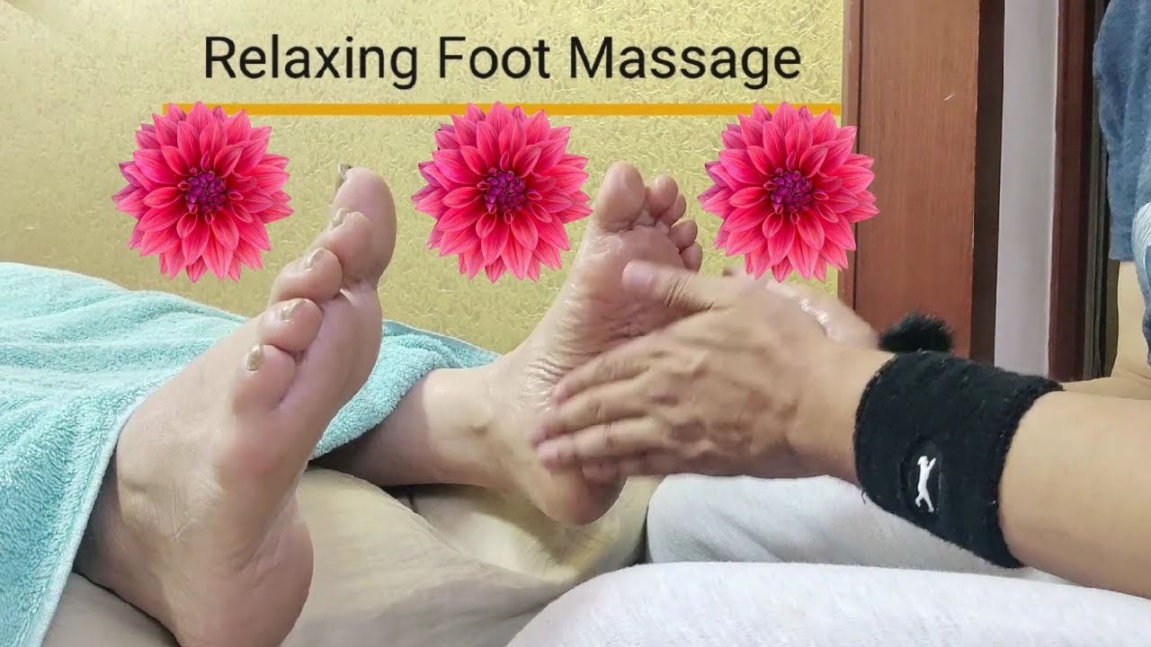 Relaxing Foot Massage | ASMR | Foot Reflexology | Acupressure | Foot ...