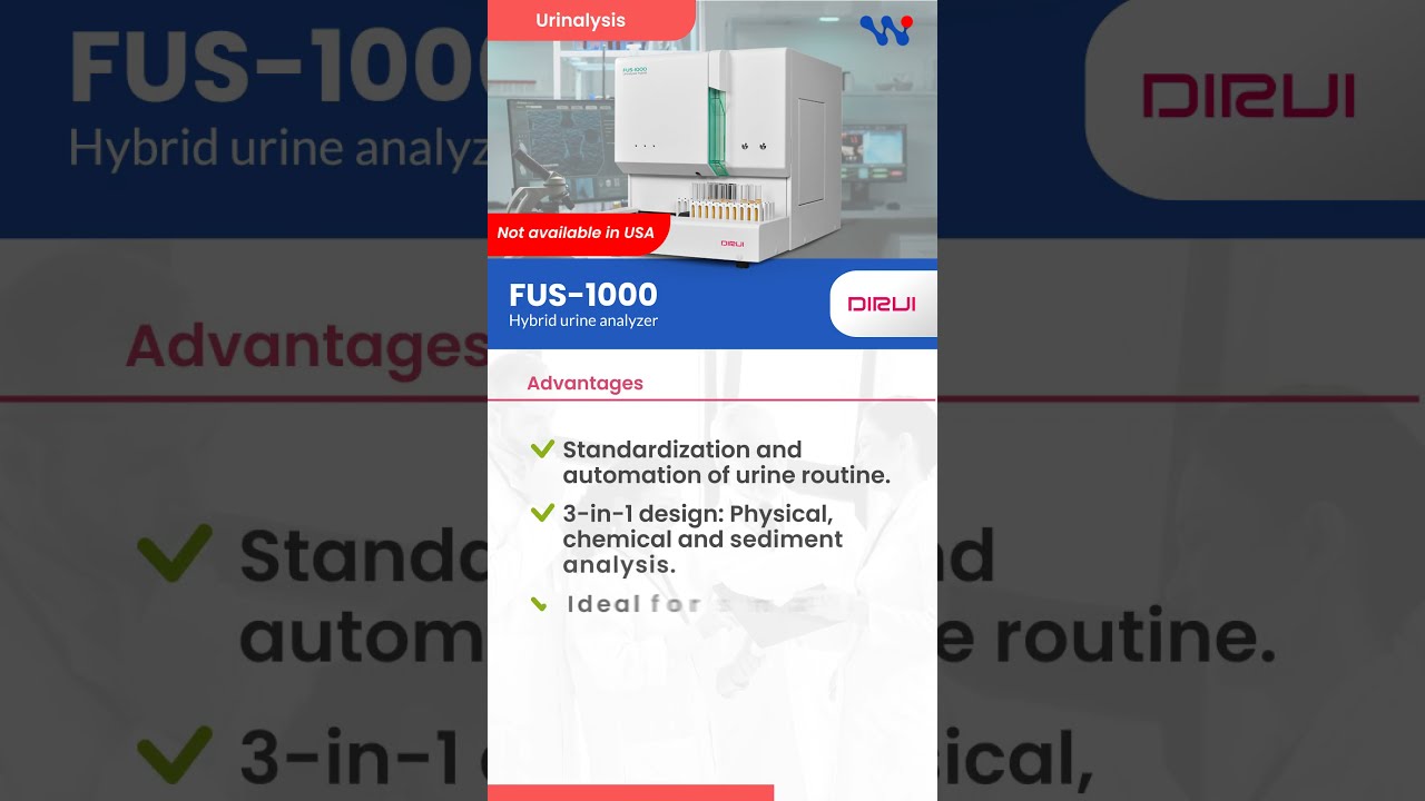 WELSMED / Dirui FUS-1000 - YouTube