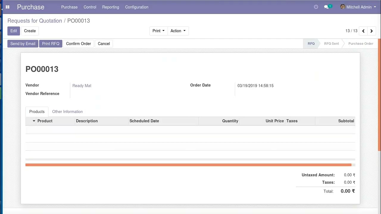 How To Import Multiple Purchase Order Using Csvxls File Odoo Apps Features Youtube 9156